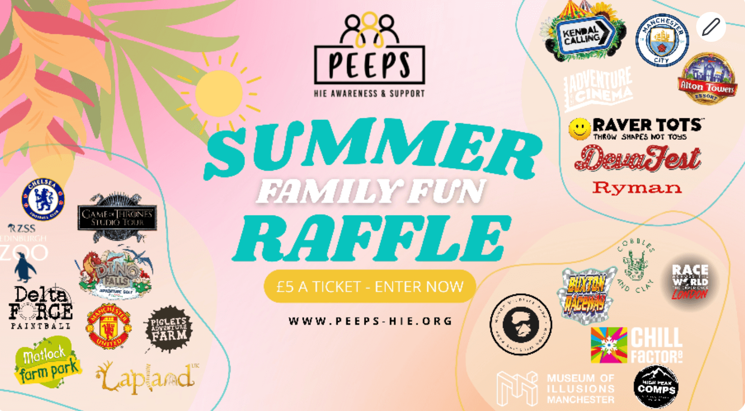 Family Fun Summer Raffle! | Peeps | HIE Awareness & Support